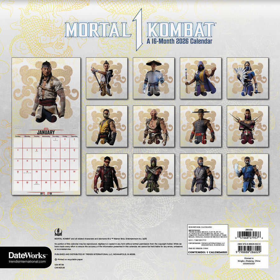 Official Mortal Kombat Merch, Apparel, Collectibles