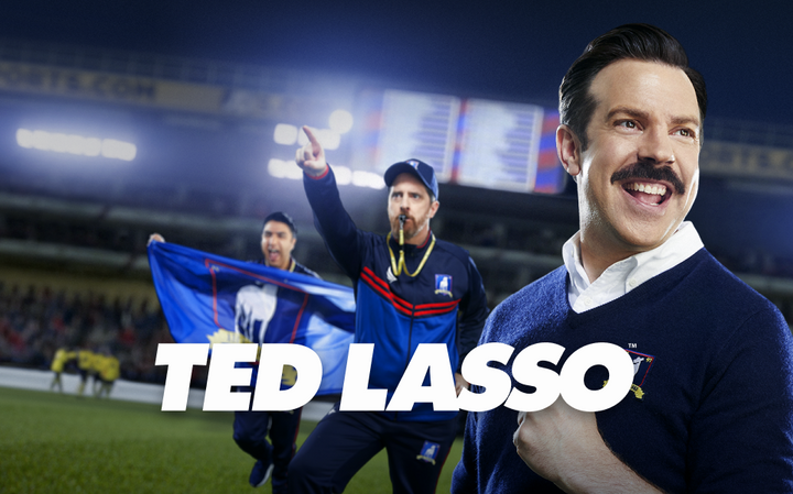 Ted Lasso Face Silhouette Die Cut Sticker