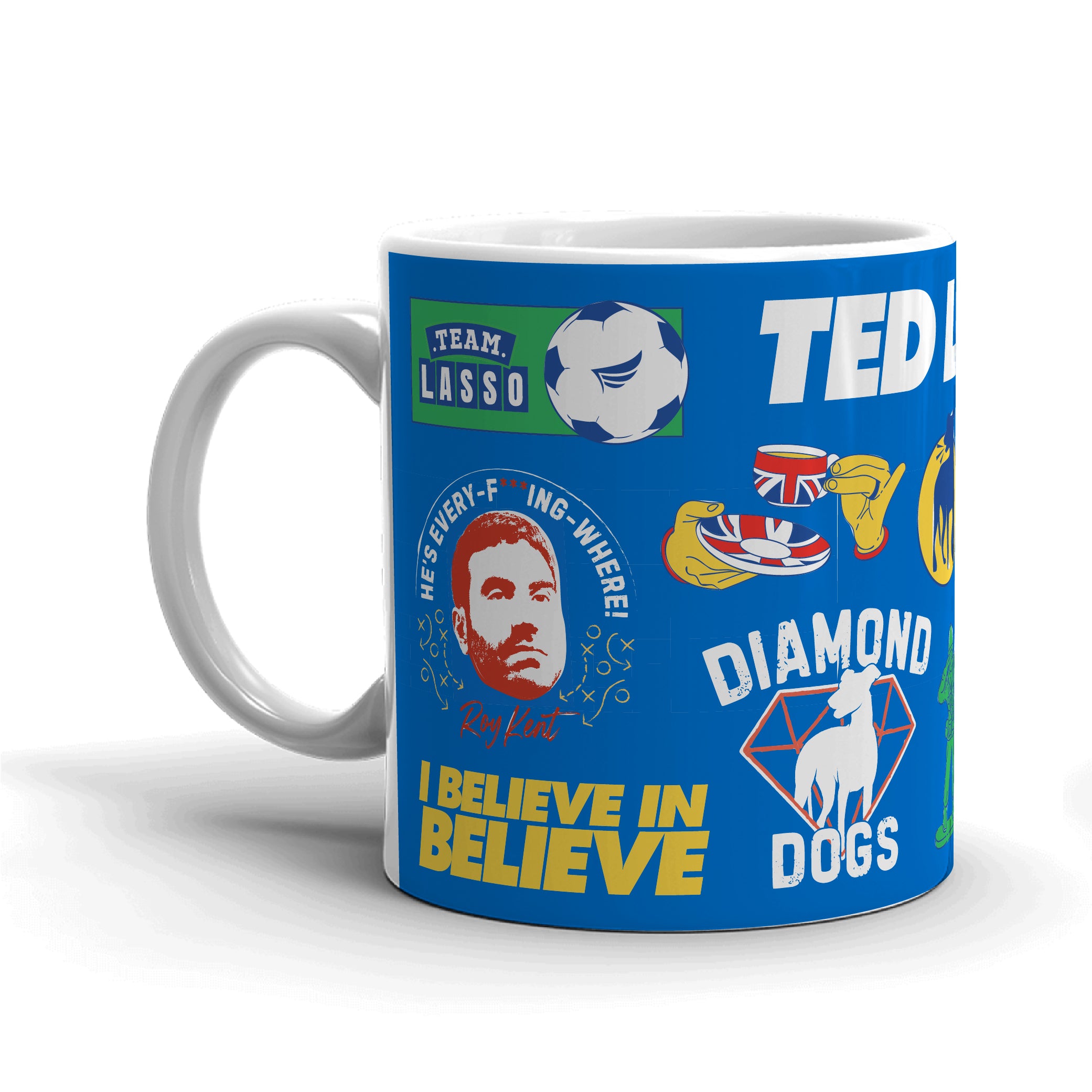 Ted Lasso Mashup White Mug – WB Shop